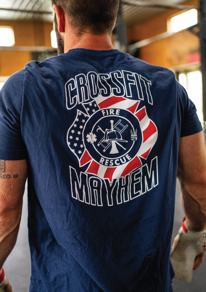 CrossFit Mayhem Firefighter T-Shirt – Mayhem Nation